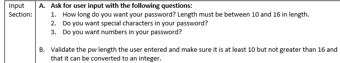 Solved A. Ask for user input with the following questions: | Chegg.com