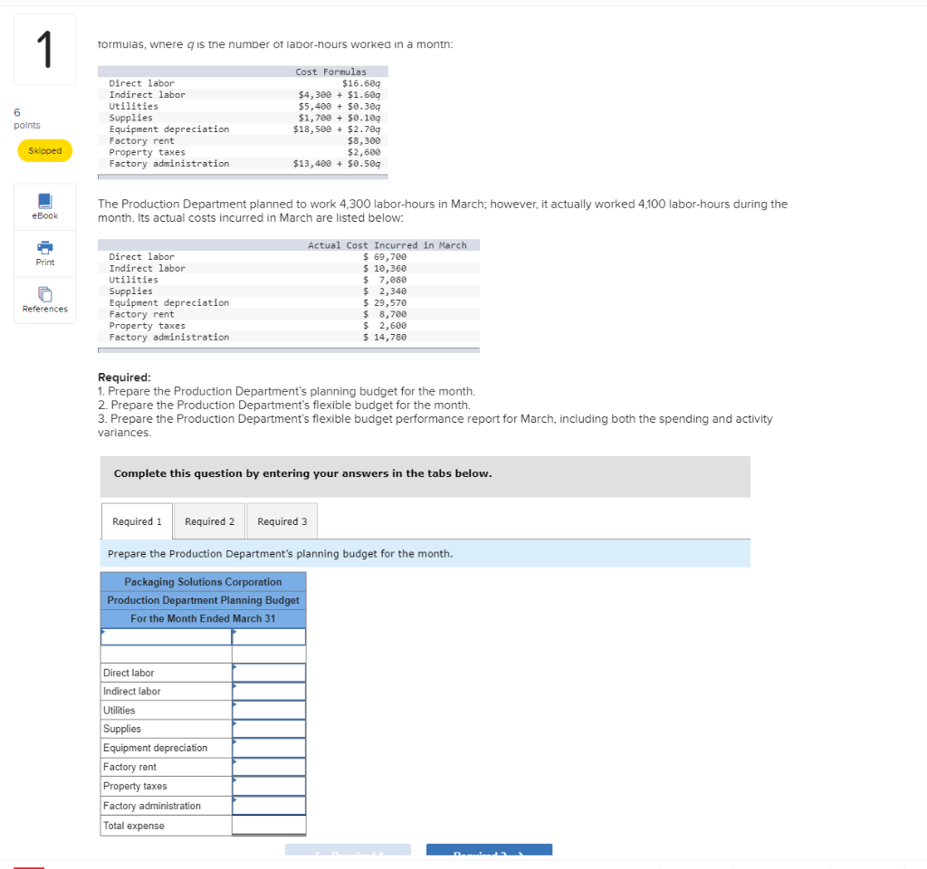 Solved 1 formulas, where is the number of labor-hours worked | Chegg.com