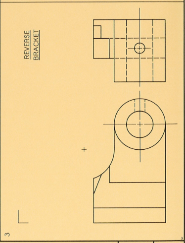Draw the missing view (top view) given the front and | Chegg.com