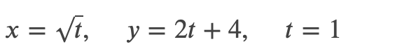 Solved For the following exercises, convert the parametric | Chegg.com