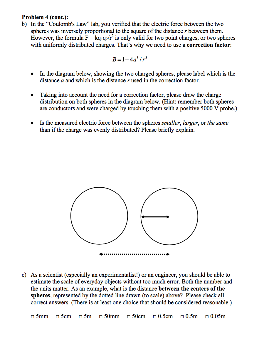Solved Problem 4 (15 points total): a) In the "Electric | Chegg.com