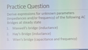 Solved Practice QuestionDerive expressions for unknown | Chegg.com