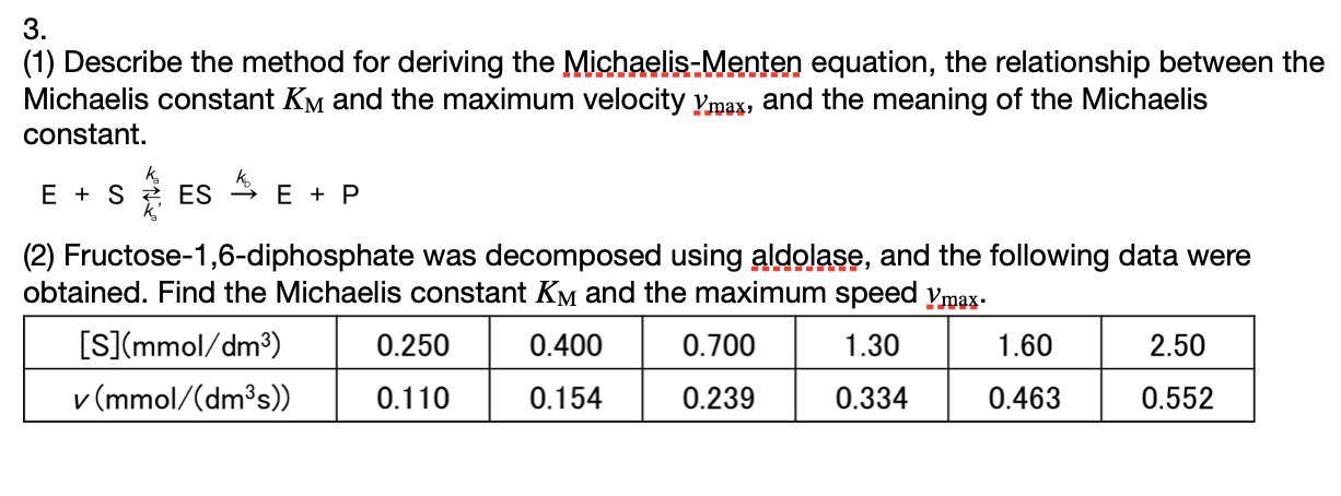 Solved 3. (1) Describe the method for deriving the | Chegg.com