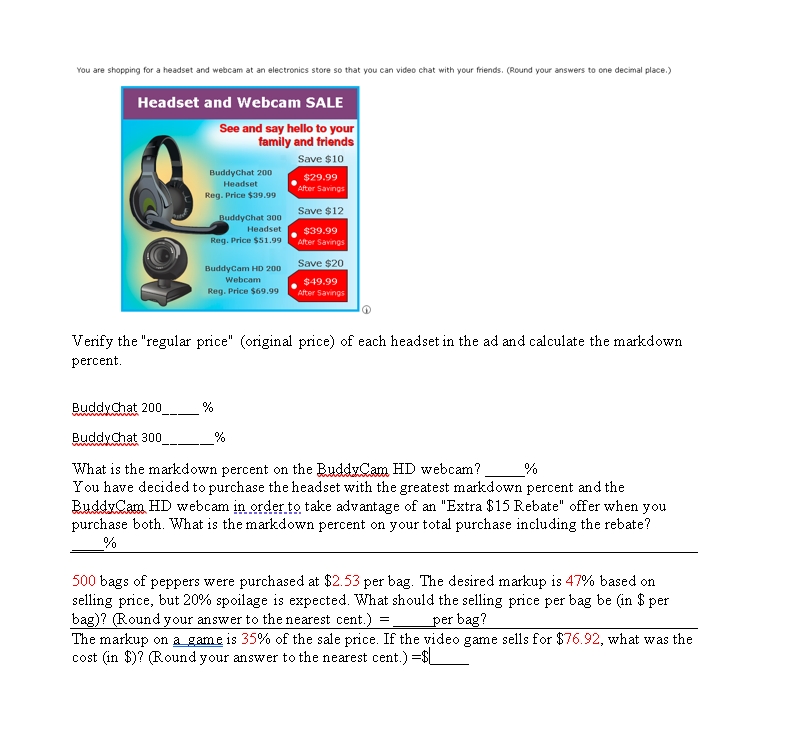 Solved Verify the "regular price" (original price) of each | Chegg.com