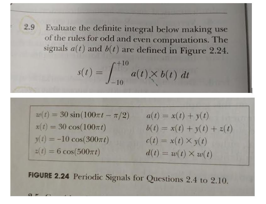 Solved Can you show me how to solve Problem 2.9 from | Chegg.com Solved Can you show me how to solve Problem 2.9 from | Chegg.com