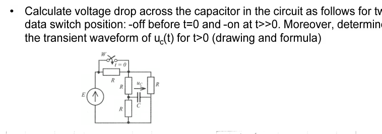 Solved . Calculate voltage drop across the capacitor in the | Chegg.com