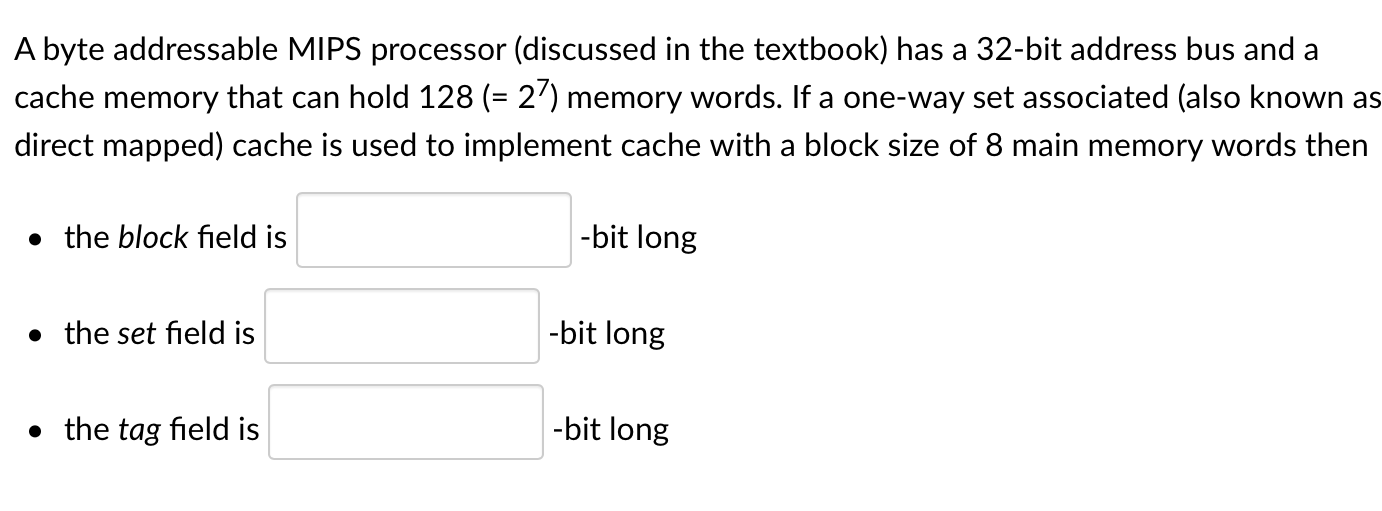 Solved A byte addressable MIPS processor (discussed in the | Chegg.com