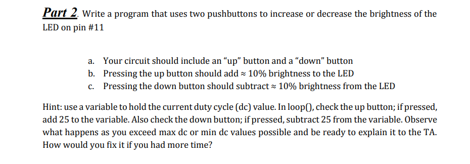 Please upload the code in arduino and breadboard | Chegg.com