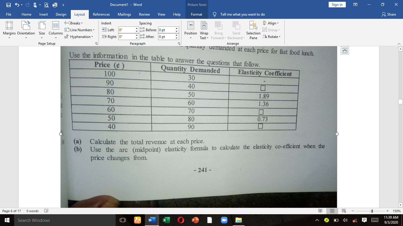 Solved Document1 - Word Picture Tools Sign in Х File Home | Chegg.com