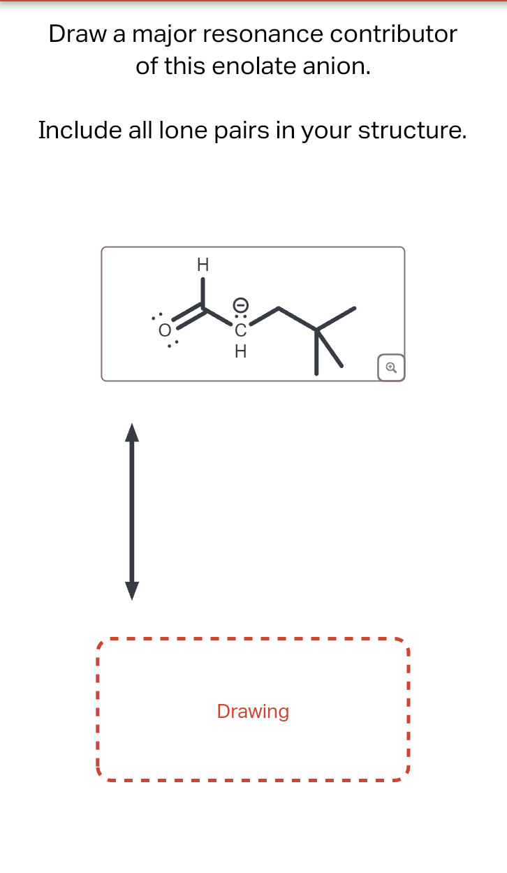 Solved Draw a major resonance contributor of this enolate | Chegg.com