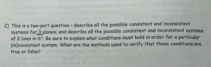 Solved 2) This is a two-part question-describe all the | Chegg.com