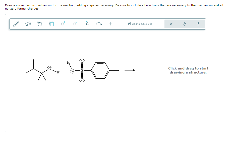 Solved Draw a curved arrow mechanism for the reaction, | Chegg.com