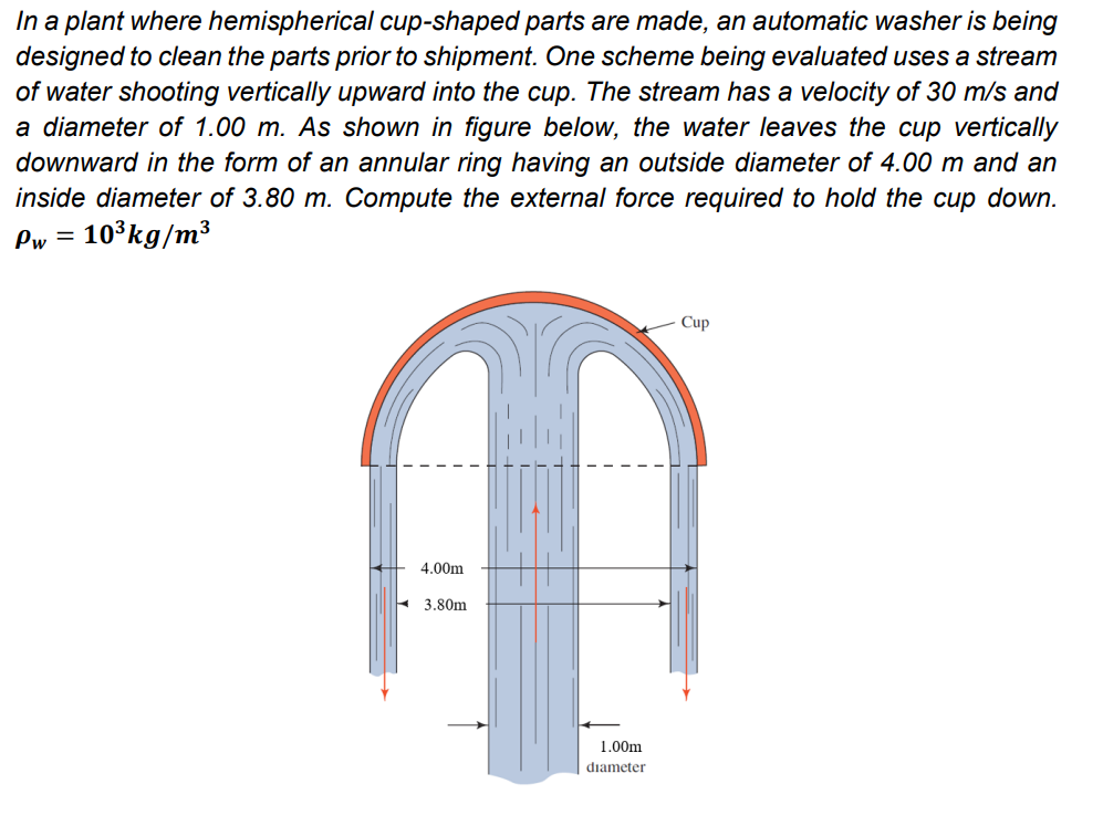 Solved In a plant where hemispherical cup-shaped parts are | Chegg.com