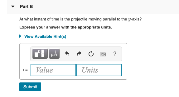 Solved A 2.0 kg projectile with initial velocity v = 5.5 î | Chegg.com