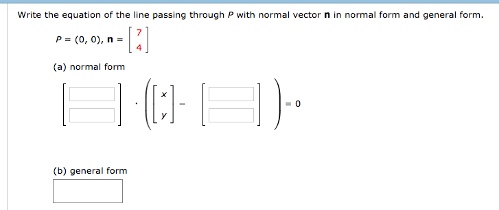 Solved Write The Equation Of The Line Passing Through P With