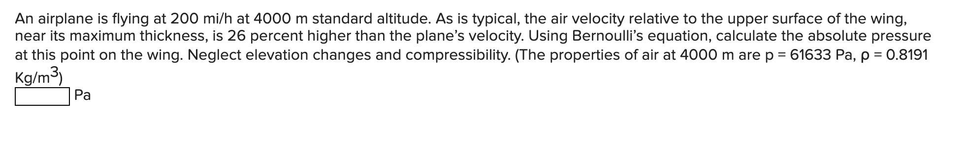 Solved An ﻿airplane is ﻿flying | Chegg.com