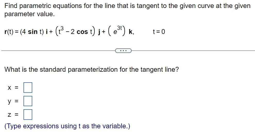 Solved Find parametric equations for the line that is | Chegg.com