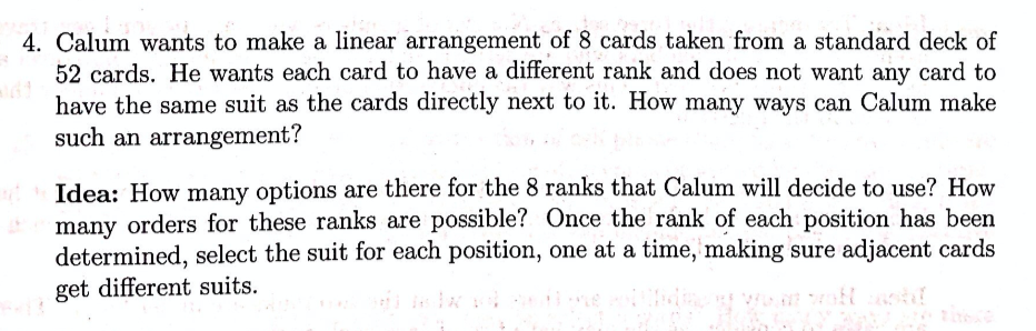 Solved The real answer for this C(13,8) ﻿x 8! ﻿x 4 ﻿x 3^7. | Chegg.com