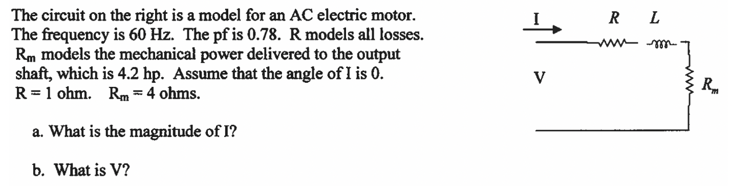 Solved The circuit on the right is a model for an AC | Chegg.com