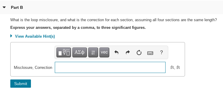 Solved A differential leveling loop began and closed on BM | Chegg.com