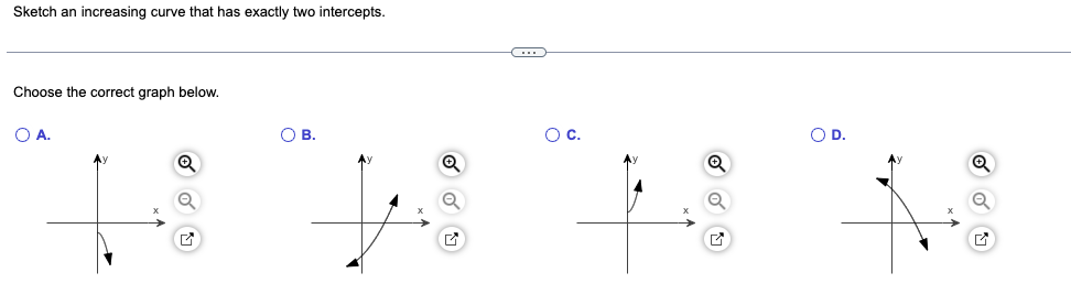 Solved Sketch an increasing curve that has exactly two | Chegg.com