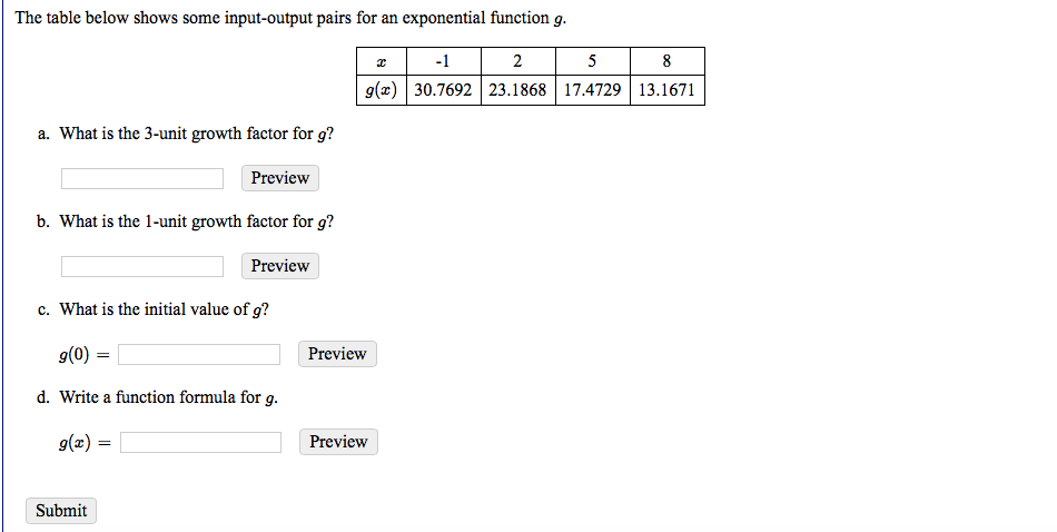Solved The table below shows some input-output pairs for an | Chegg.com