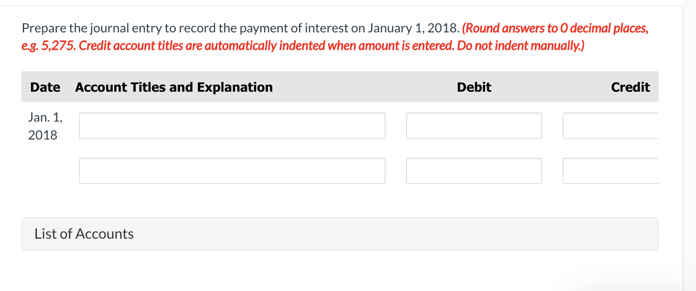 Solved Prepare the journal entry to record the issuance of | Chegg.com