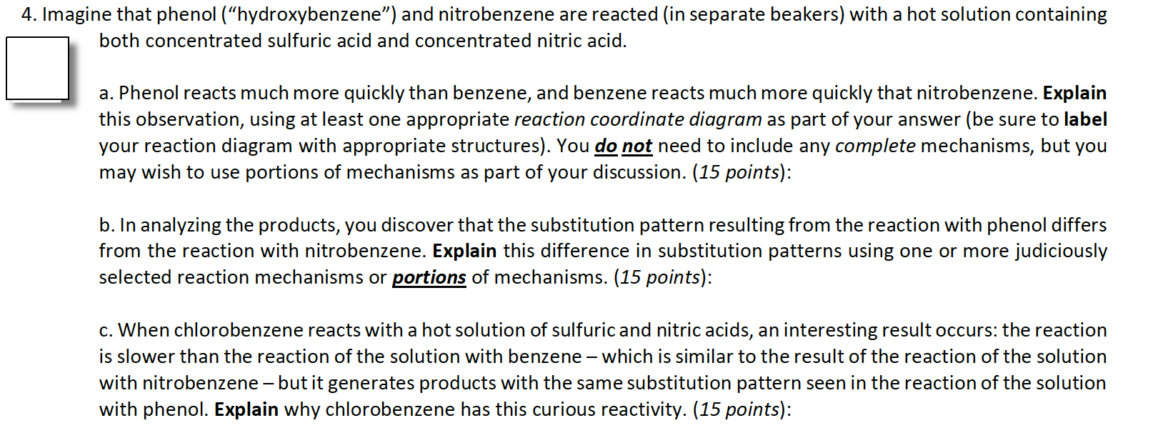 Solved 4. Imagine that phenol (“hydroxybenzene") and | Chegg.com