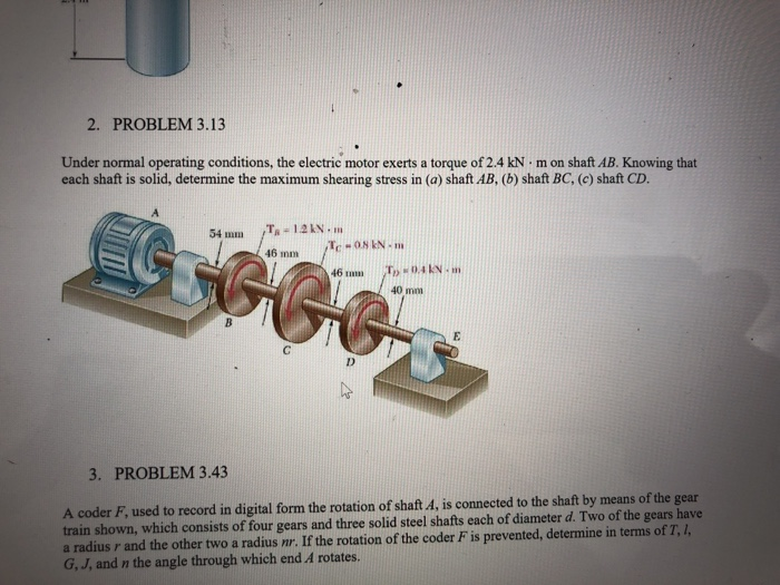 Solved 2. PROBLEM 3.13 Under normal operating conditions, | Chegg.com