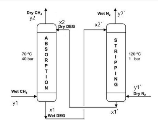 Solved A gas treatment plant often has an absorption column | Chegg.com
