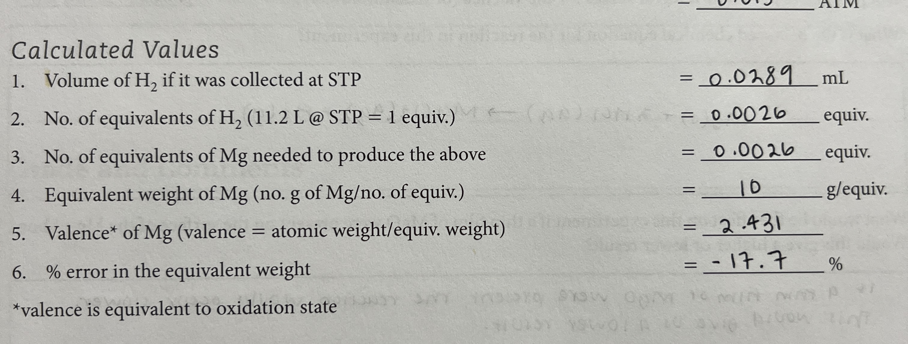 Solved What would be the equivalent weight of calcium?What | Chegg.com