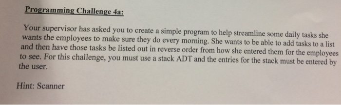 Solved Programming Assignment 4a Stack Introduction Package