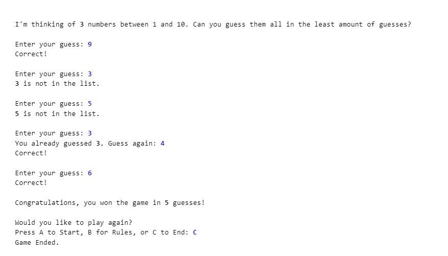 Solved Objective: Create a guessing game that uses an | Chegg.com