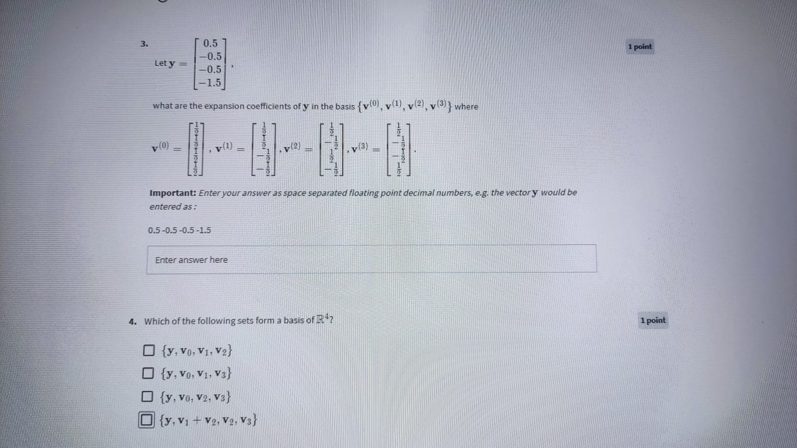 Solved please answer 3 and 4 .for 4 more than 1 option is | Chegg.com
