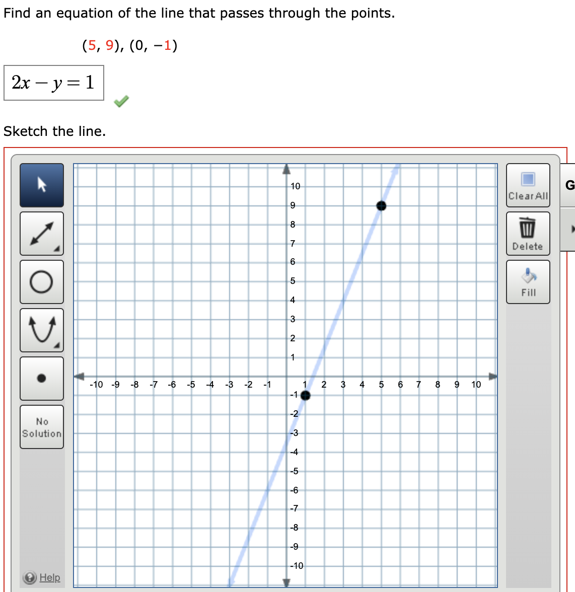 Solved Find an equation of the line that passes through the | Chegg.com