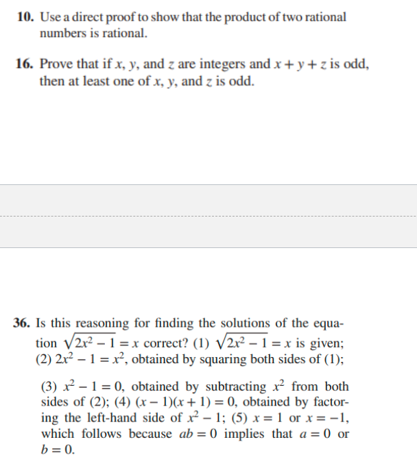 Solved 10. Use a direct proof to show that the product of | Chegg.com