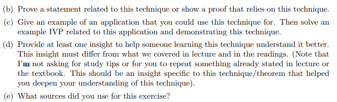 Solved 5. Think of one technique for solving ODE's that we | Chegg.com