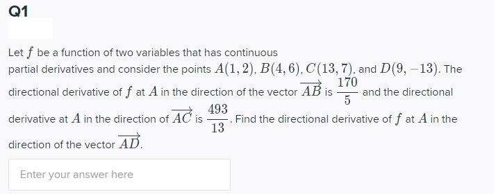 Solved Q1 Let f be a function of two variables that has | Chegg.com