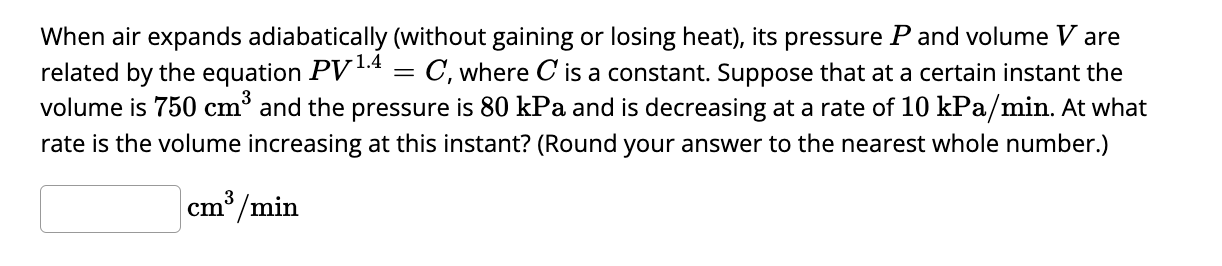 Solved When air expands adiabatically (without gaining or | Chegg.com