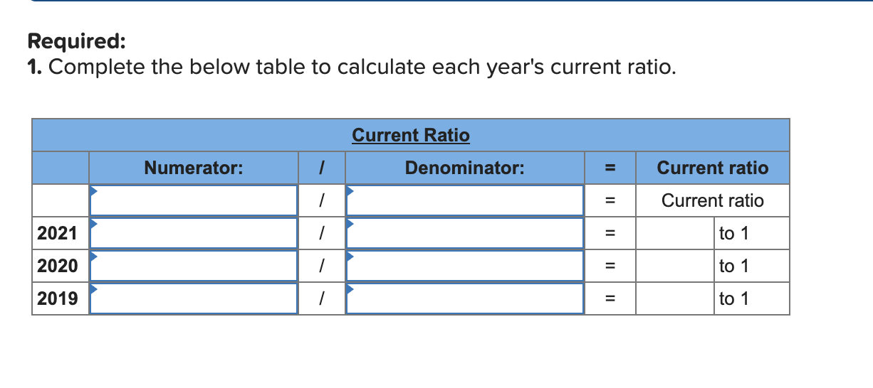 Solved Required 1 Complete The Below Table To Calculate Chegg
