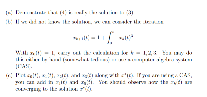 (4) ODEs Consider the nonlinear system with a cubic | Chegg.com
