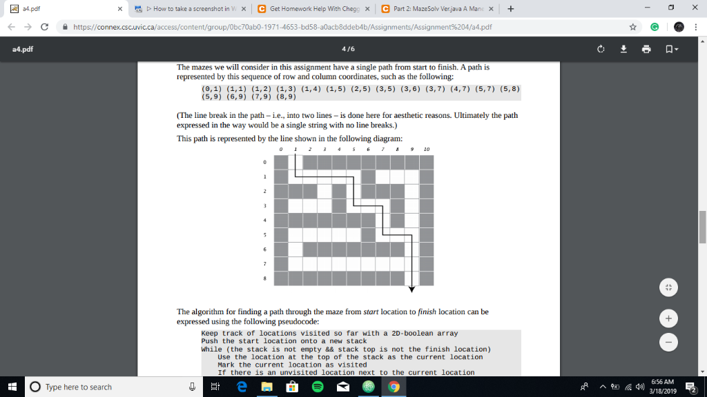 Solved mazesolver.java file /* * MazeSolver.java * * * | Chegg.com
