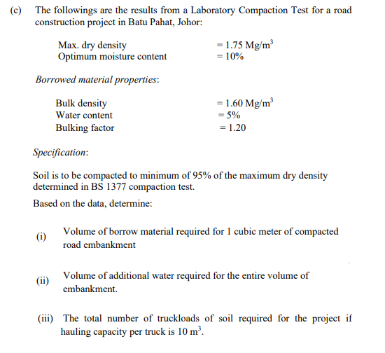 Solved The followings are the results from a Laboratory | Chegg.com