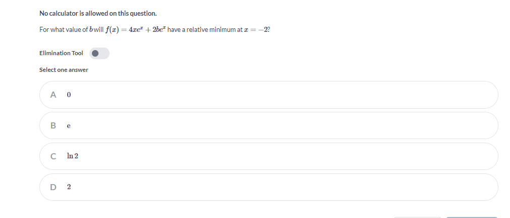 No calculator is allowed on this question.For what | Chegg.com