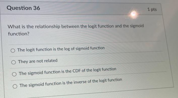 Solved Question 36 1 pts What is the relationship between | Chegg.com