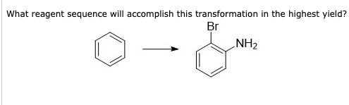 Solved What reagent sequence will accomplish this | Chegg.com