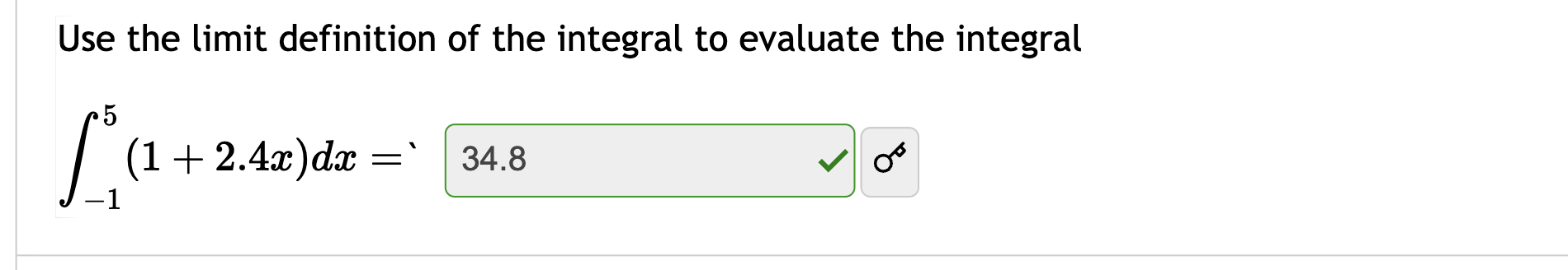 Solved Use the limit definition of the integral to evaluate | Chegg.com