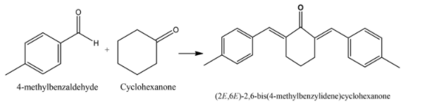 Solved olo-oh 4-methylbenzaldehyde Cyclohexanone | Chegg.com