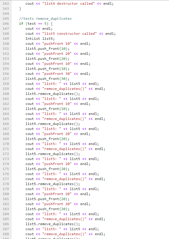Solved IntList Lab Specifications You are required to come | Chegg.com