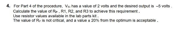 Solved 4. R2 R3 R1 VN = 2V > Vo + 1K Rp Fig 8-4 Circuit | Chegg.com